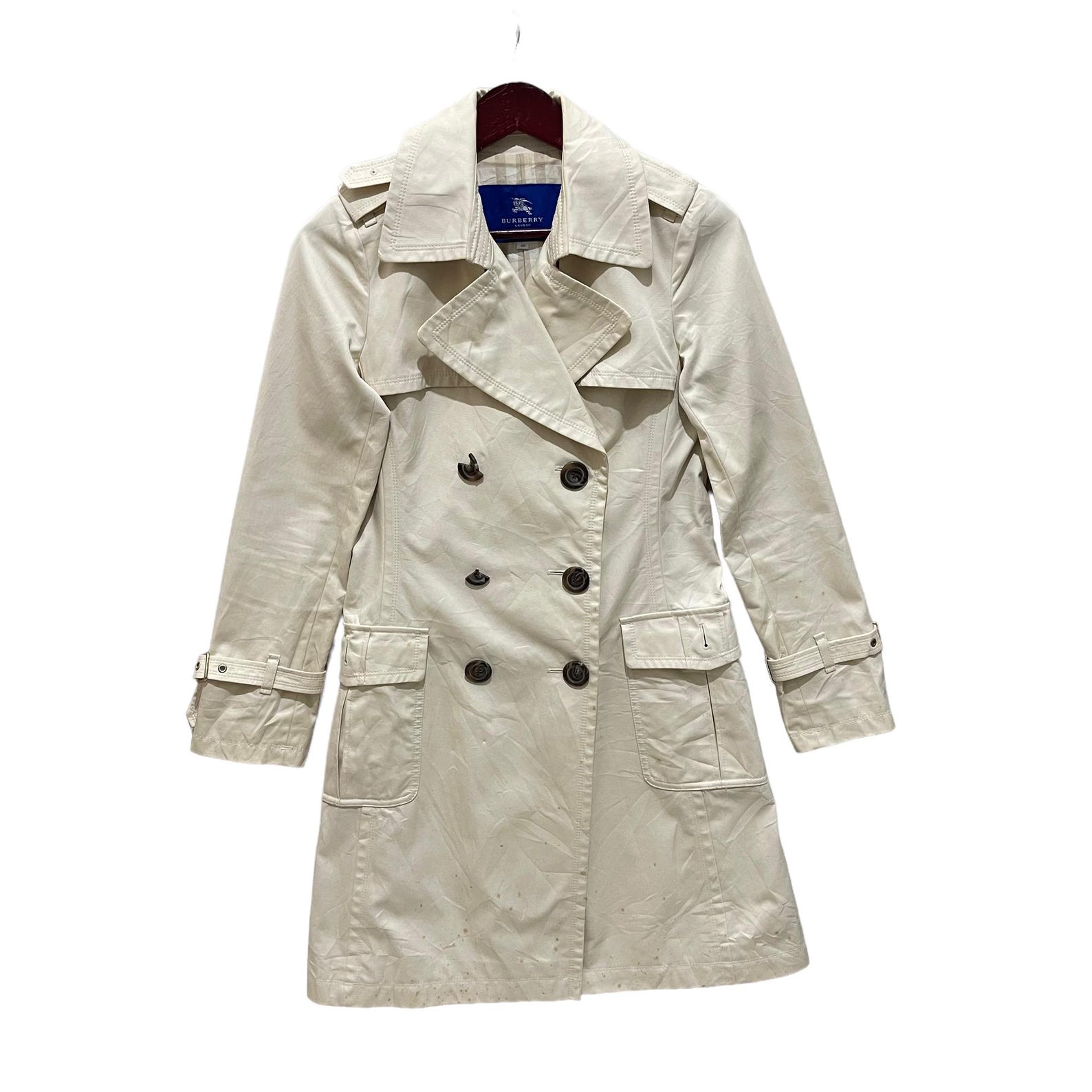 Burberry Blue Label Button Trench Coat Jacket - Etsy
