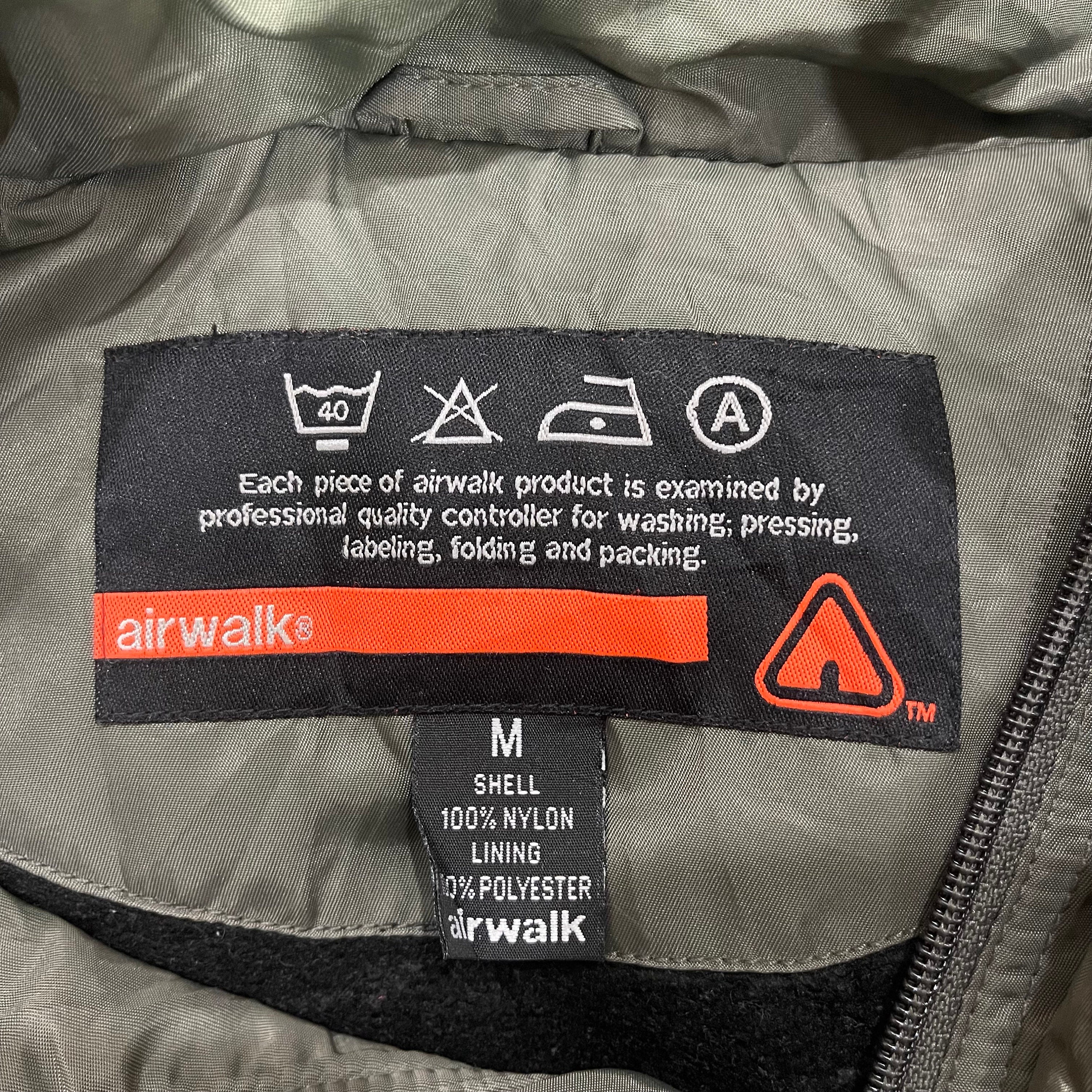 Vintage Airwalk Military Design Avirex Alpha Industries Hoodie Bomber ...