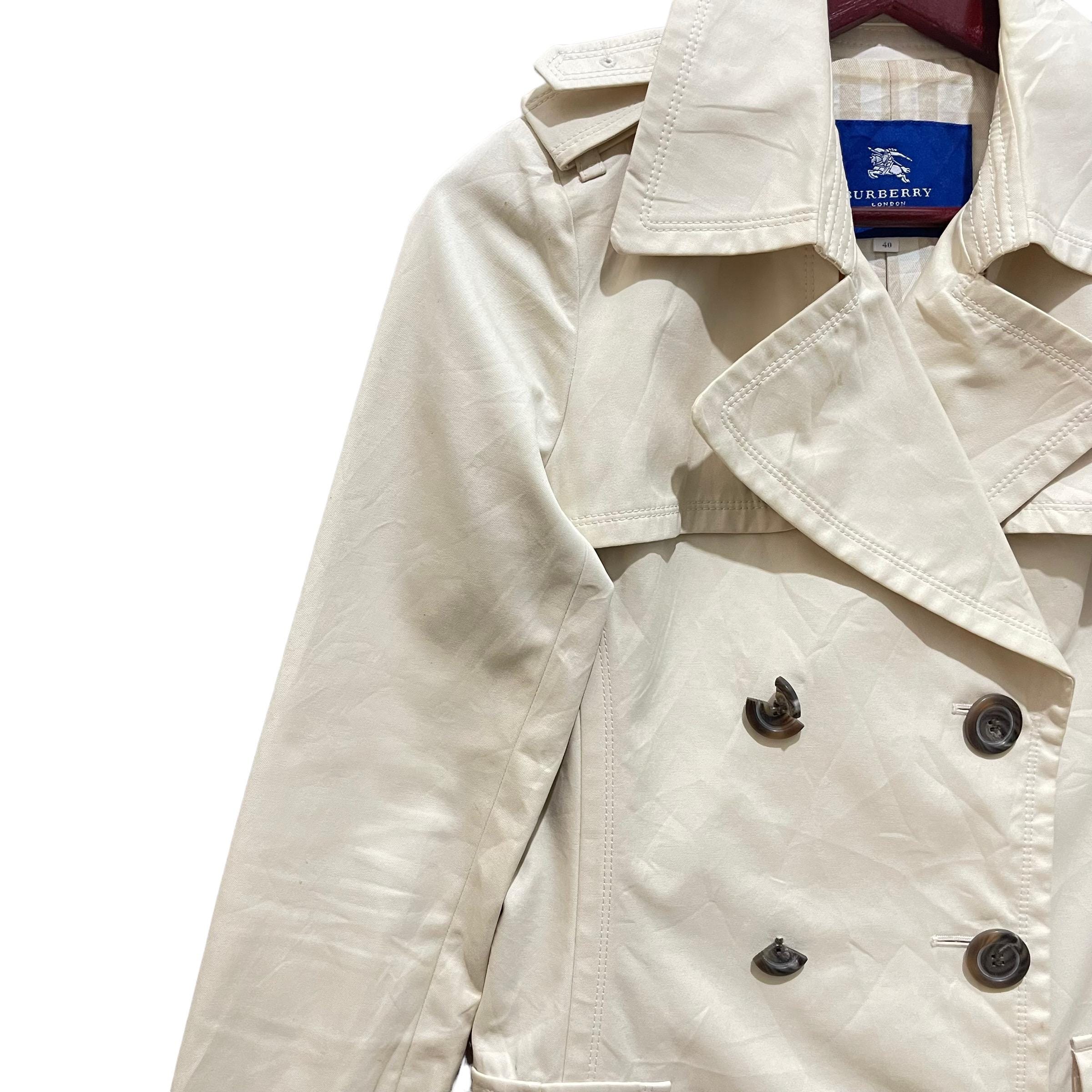 Burberry Blue Label Button Trench Coat Jacket - Etsy