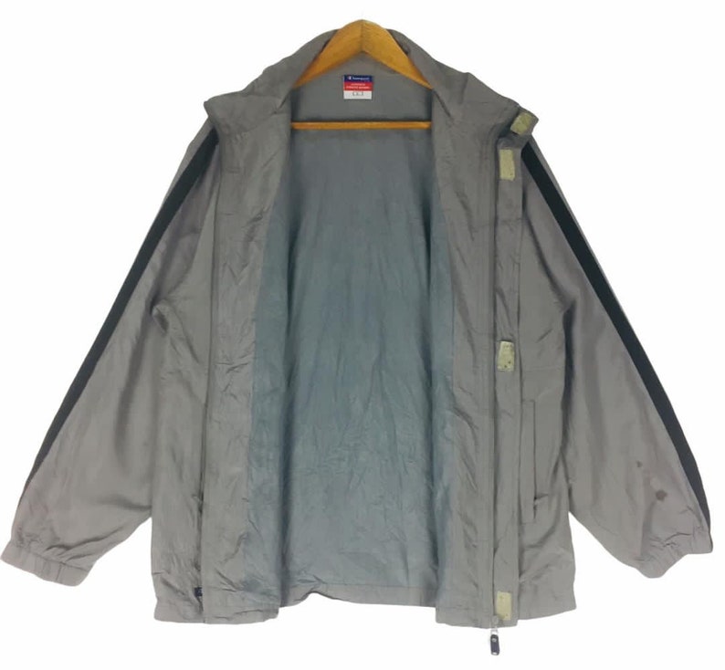 Vintage Champion Windbreaker Jacket Raincoat Sportswear - Etsy