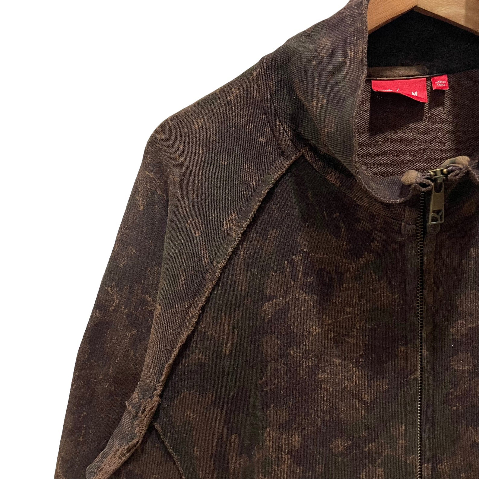 Vintage!! PUMA Camouflage Small Logo M Size Zipper Jacket - Etsy
