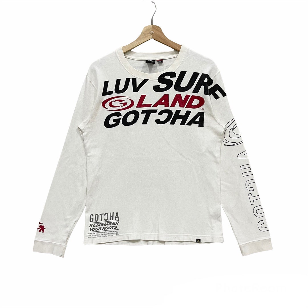 Vintage!! Gotcha Surfwear Made in Japan Spell Out Crewneck Sweater ...