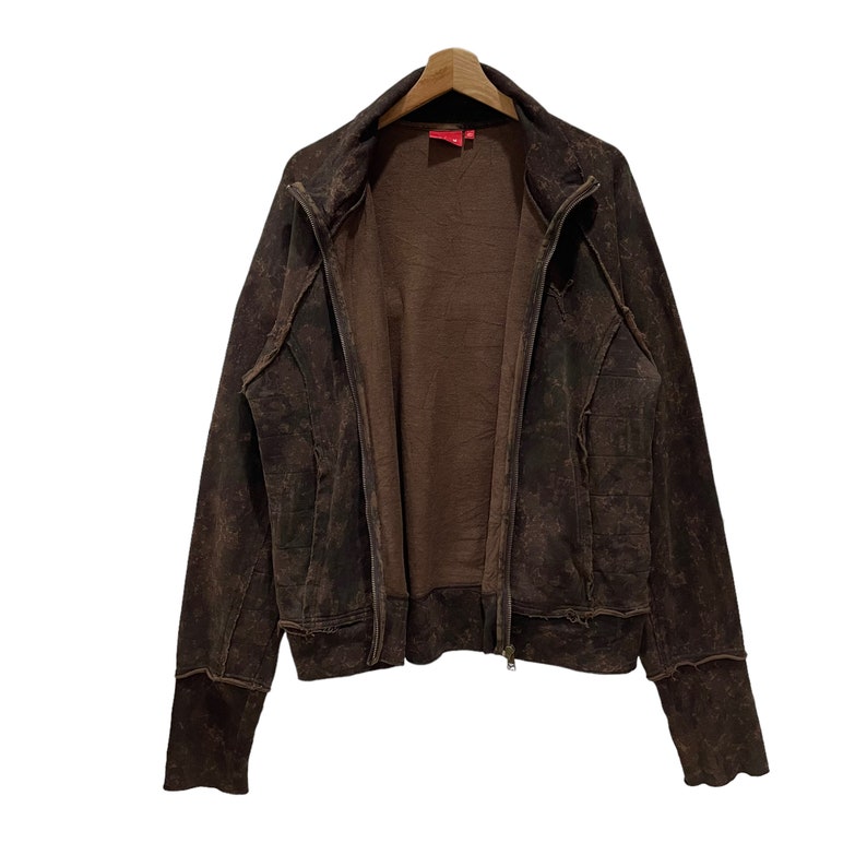 Vintage!! PUMA Camouflage Small Logo M Size Zipper Jacket - Etsy