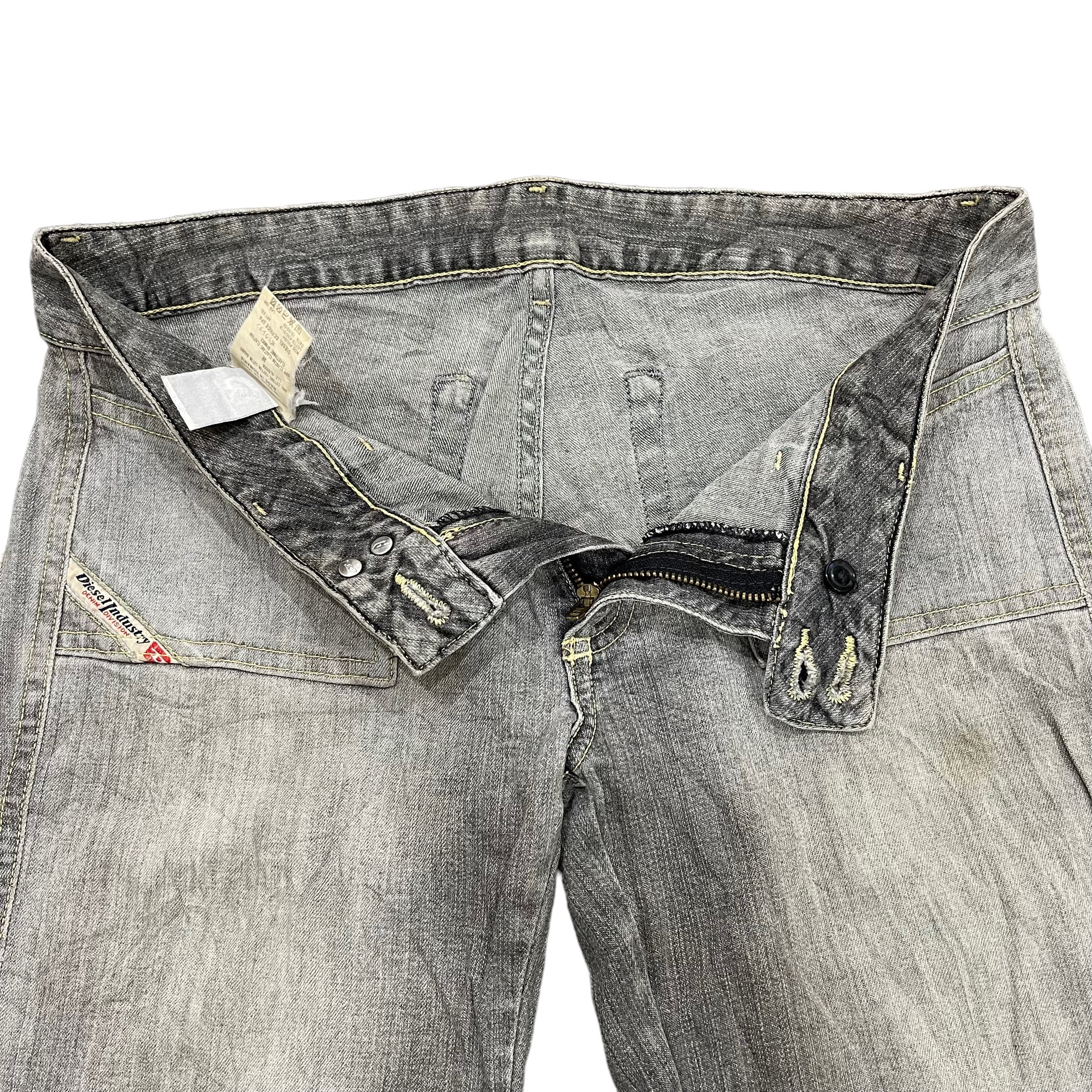 Vintage Diesel Industry Distressed Denim Pant - Etsy