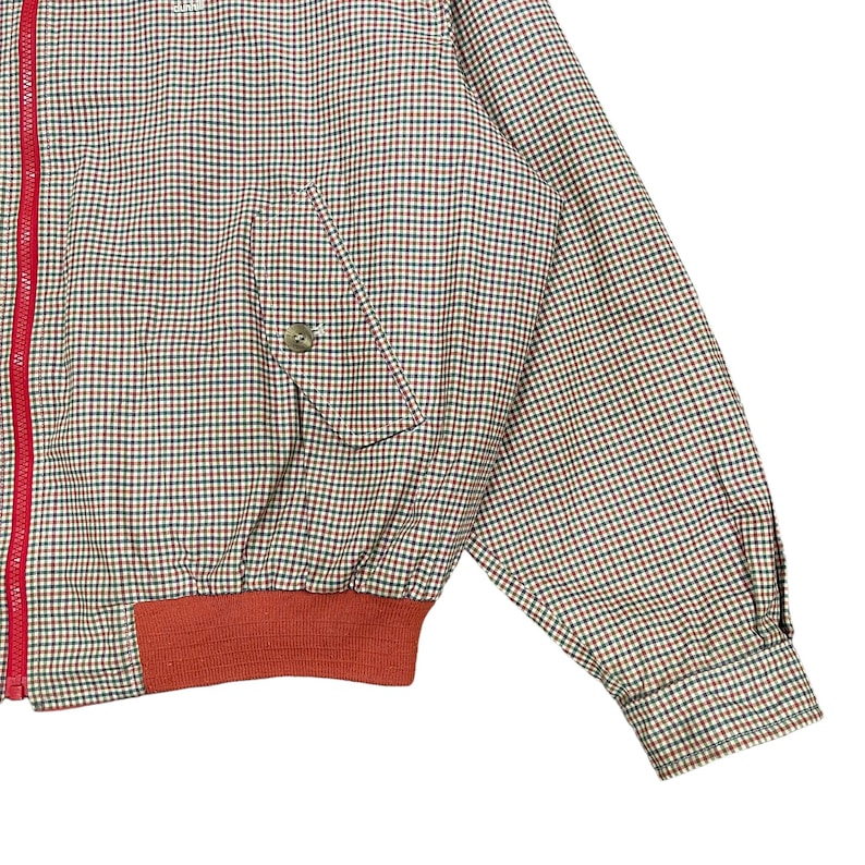 Vintage 90s Alfred Dunhill Reversible Harrington Zipper Jacket Made in ...