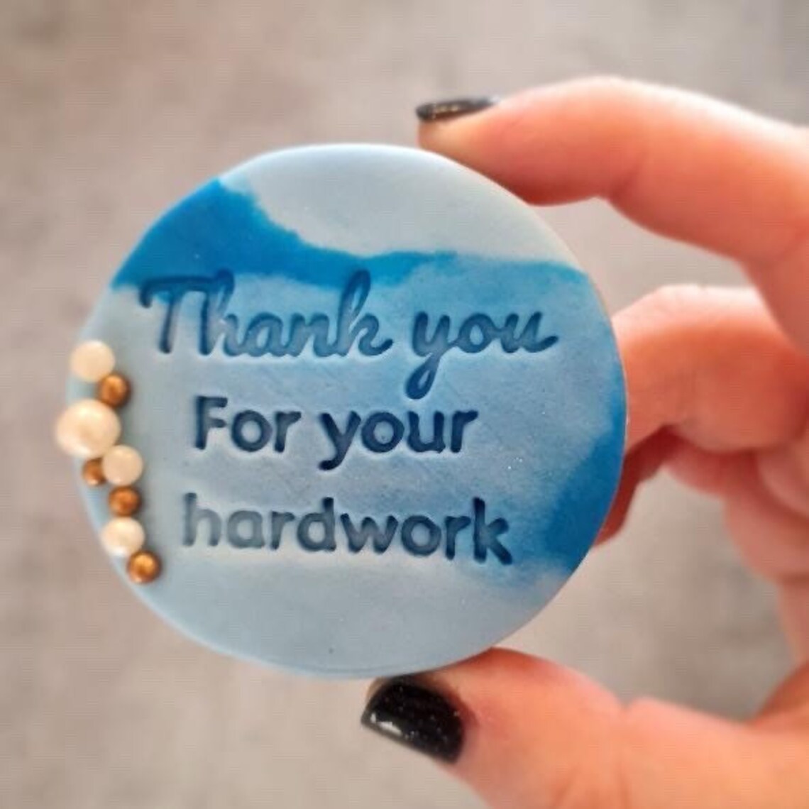 Merci pour votre travail acharné appréciation Fondant - Etsy France