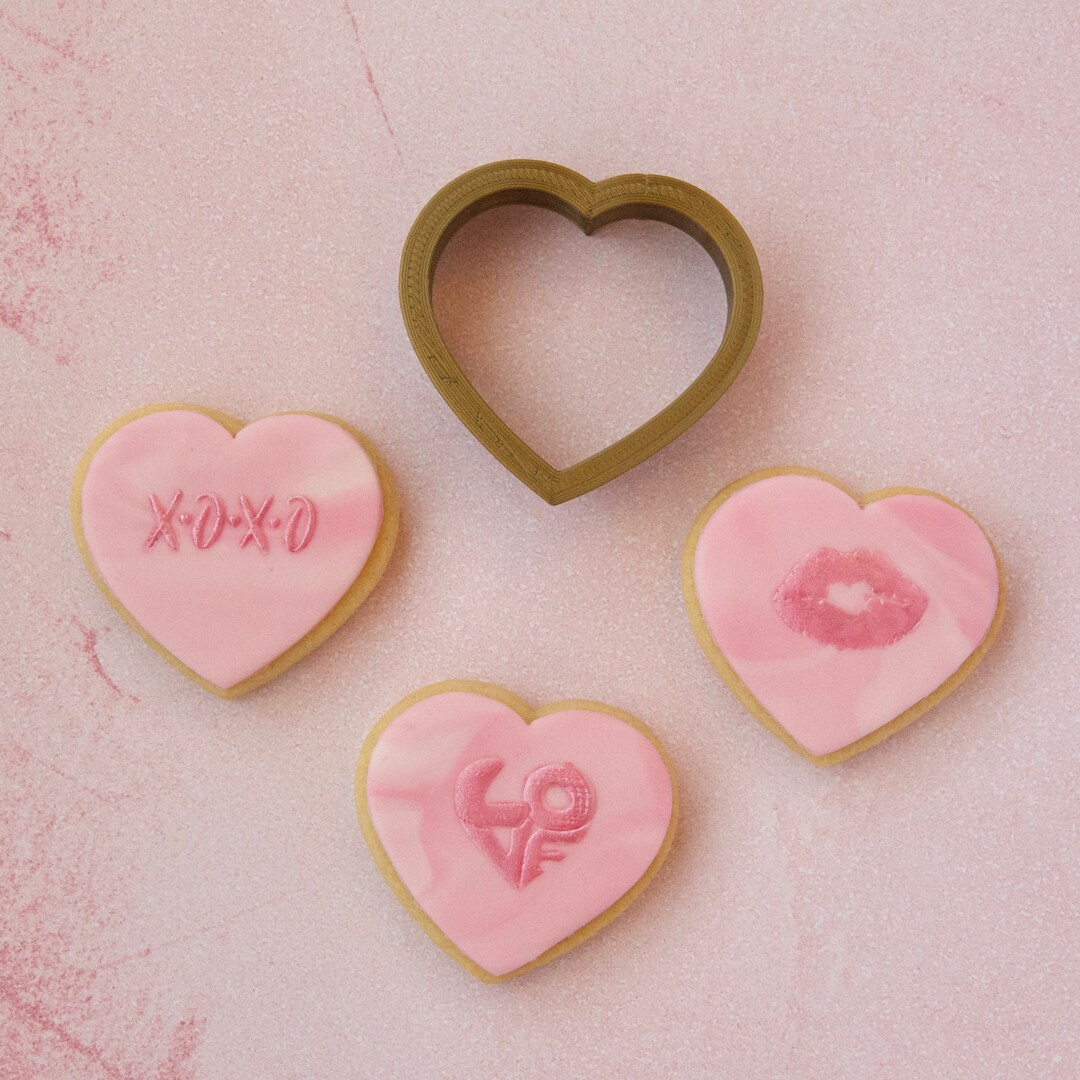 Mini Heart Cookie Cutter - Valentines day, anniversaries, birthdays for ...