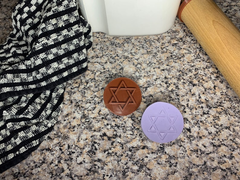 Star of David magen Dovid Stamp/embosser for Fondant Icing - Etsy