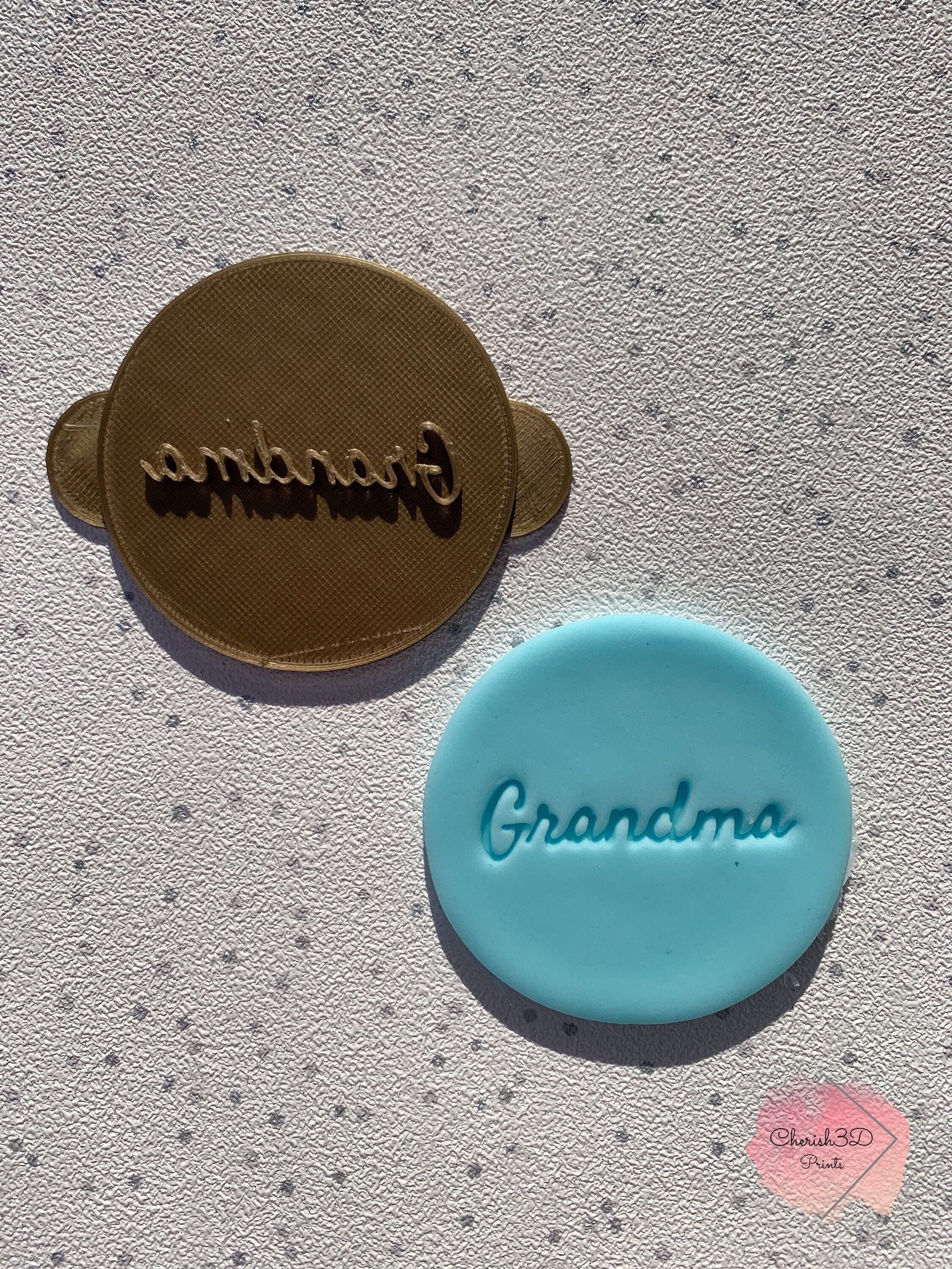 Grandma/ Nan / Nanna / Nanny step/in Law Fondant Icing - Etsy UK