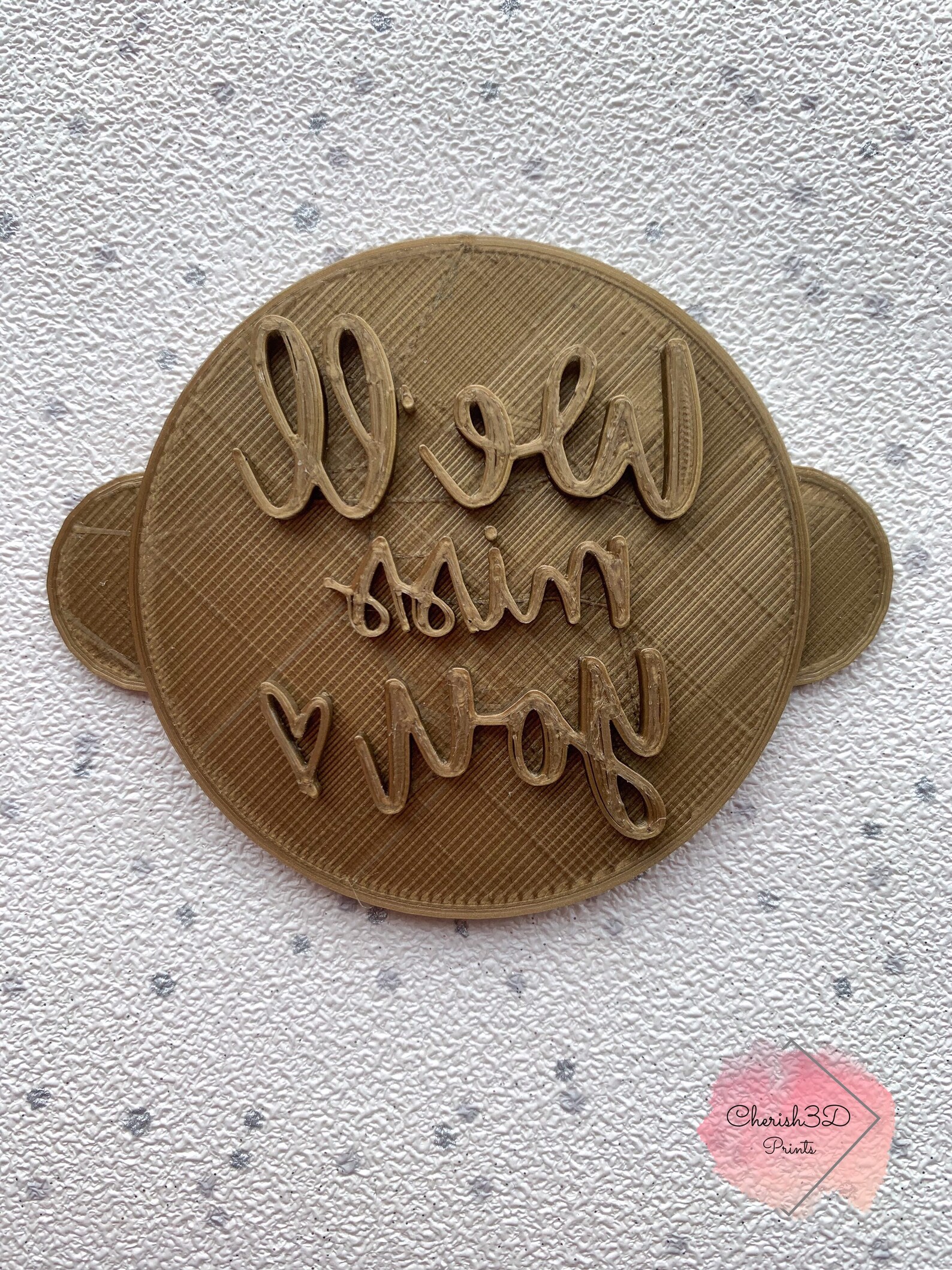 We'll Miss You Fondant Icing Cookie Stamp / Cakes Embosser for Cupcakes ...