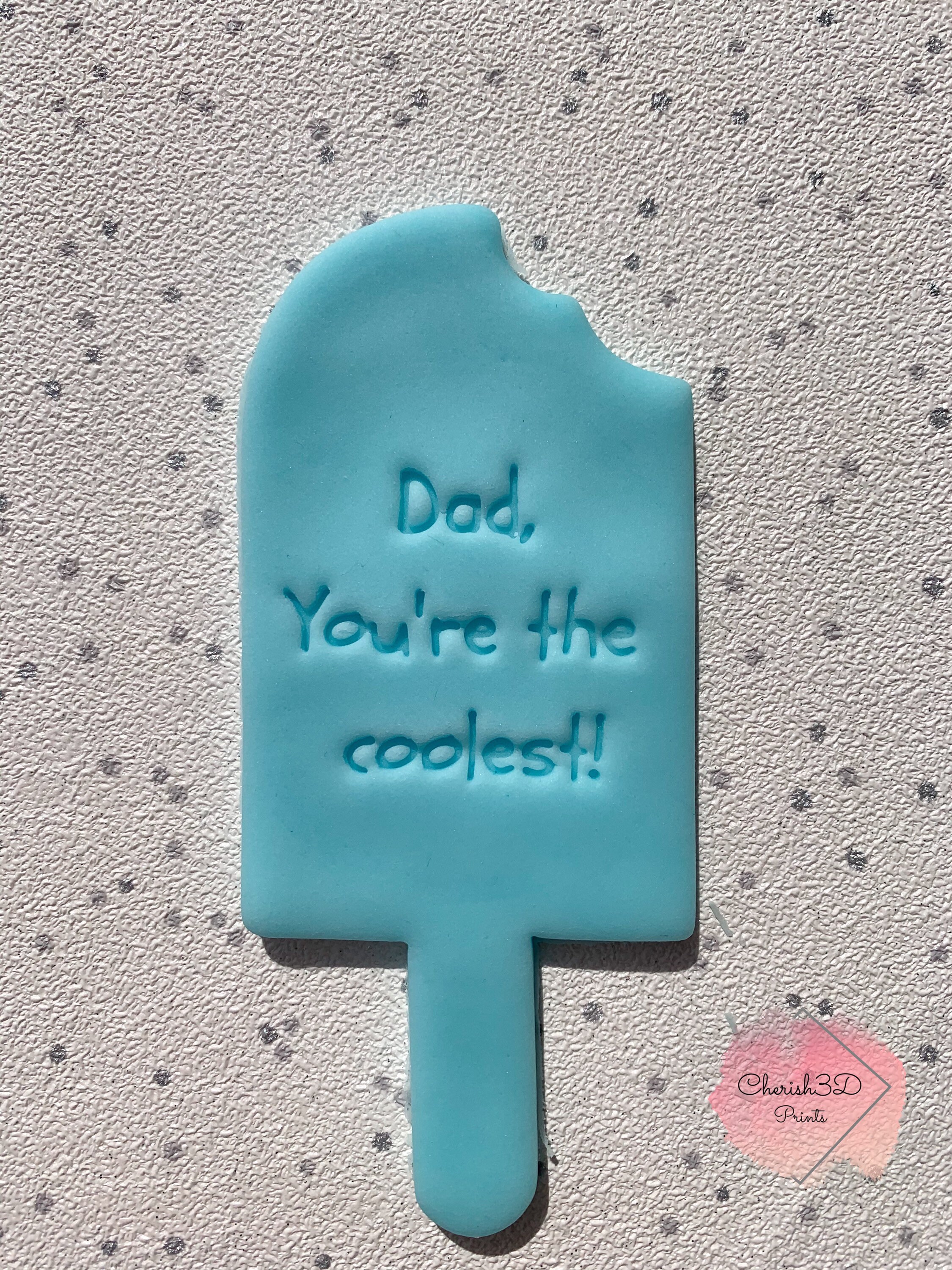 Dad You're the coolest Father's Day ice-lolly | Etsy