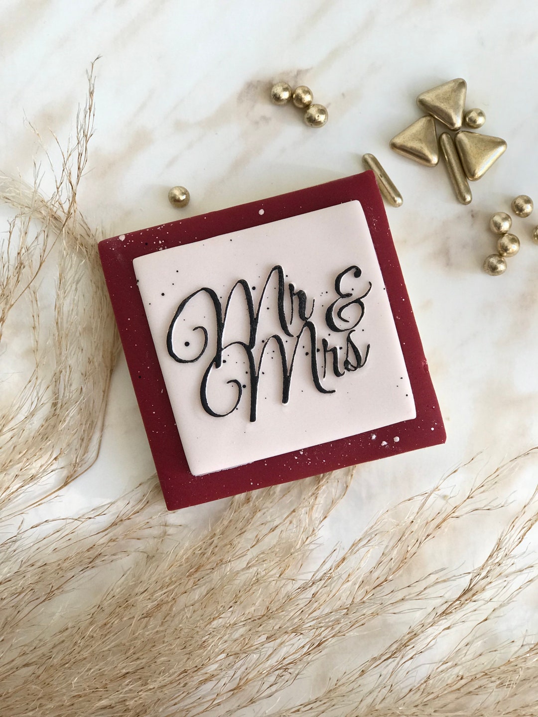 Mr and Mrs, Mr and Mr, Mrs and Mrs, Mx. and Mx. Wedding Stamps,fondant ...