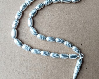 925 Sterling Silver 33 Islamic Prayer Beads Misbaha Tasbih - Etsy