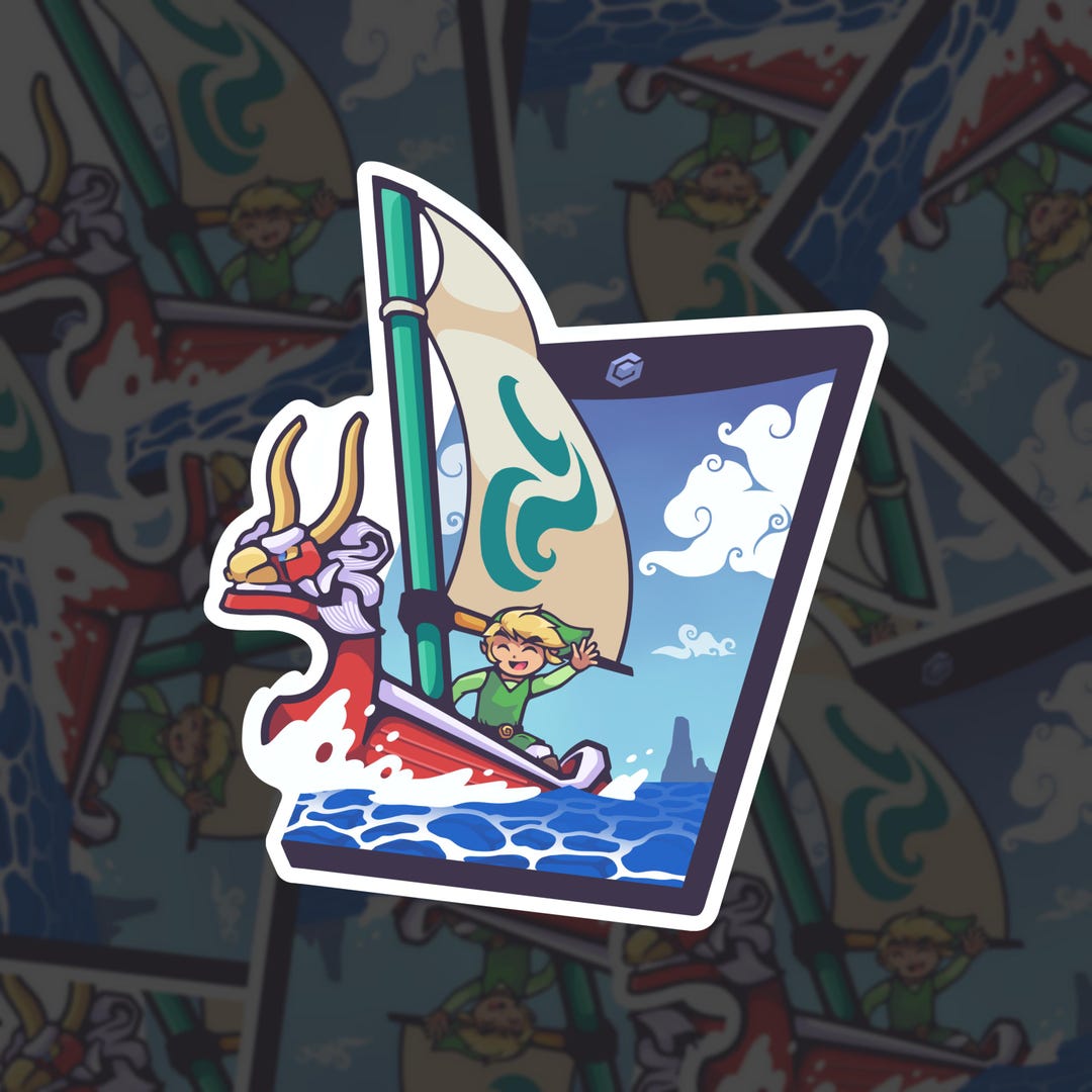 The Wind Waker - Vinyl Sticker - Etsy