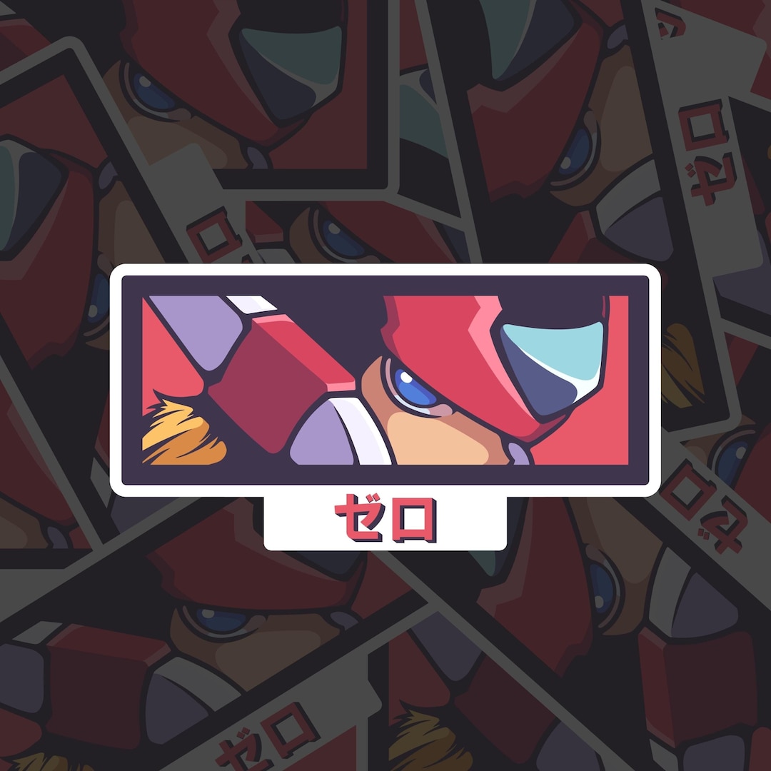 Zero (mega Man Zero) - Vinyl Sticker - Etsy