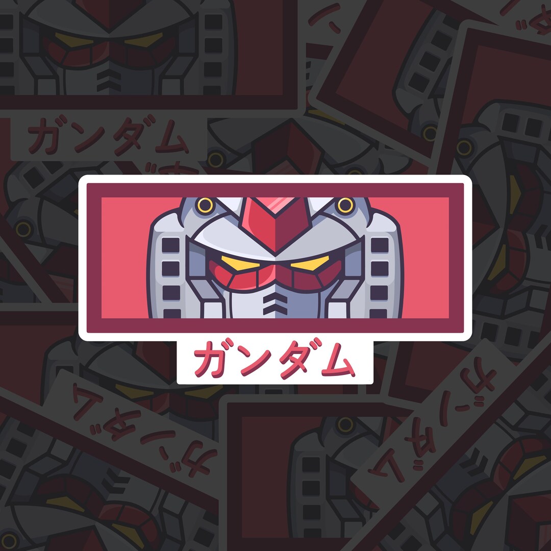 Gundam RX-78-2 Vinyl Sticker - Etsy