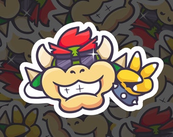 Bowser Emote - Etsy Canada