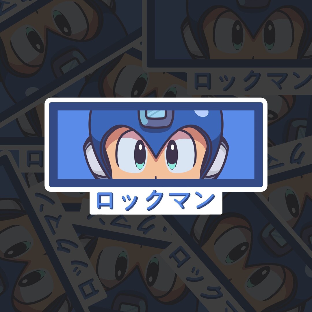 Classic Mega Man Vinyl Sticker - Etsy