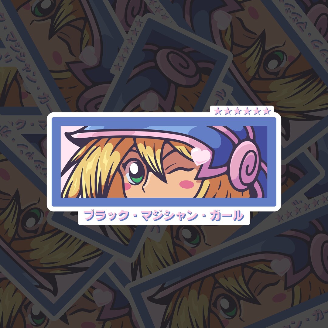 Dark Magician Girl Vinyl Sticker - Etsy Canada