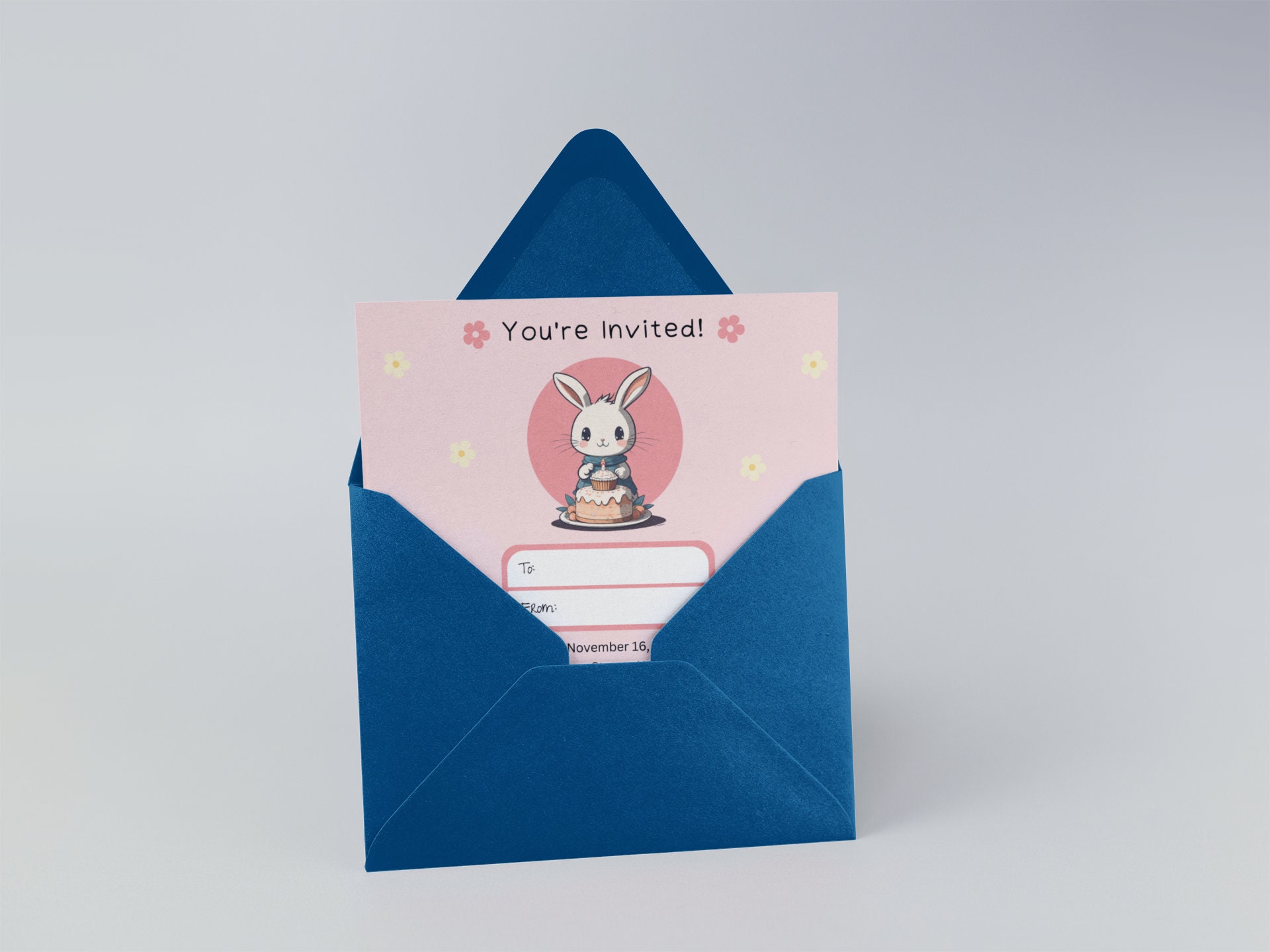 Personalized Invitation Card, Custom Digital Invitation Card, Editable ...