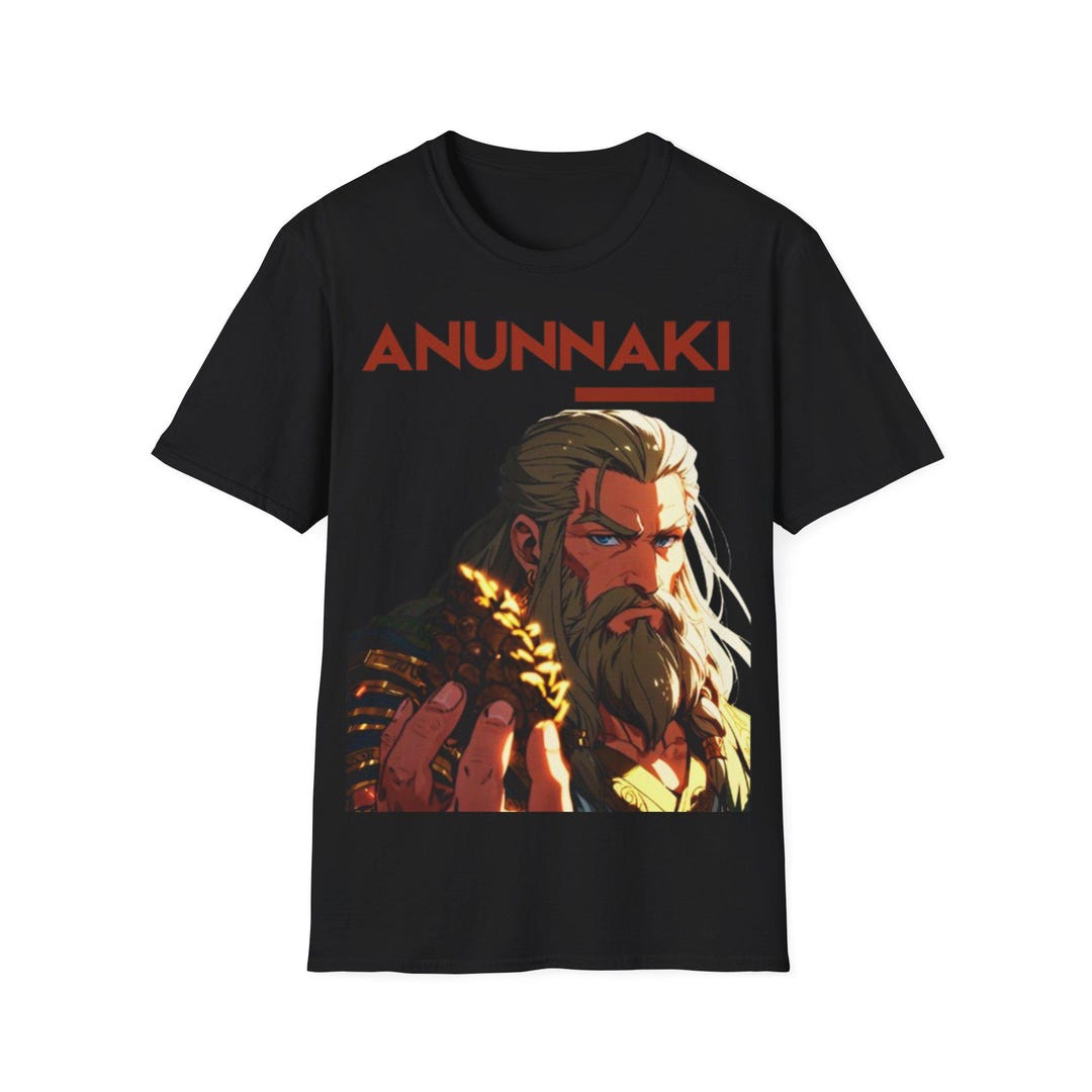 Anunnaki Anime Graphic T-shirt - Anime, Anunnaki, Fan Art Tee, Enki T ...