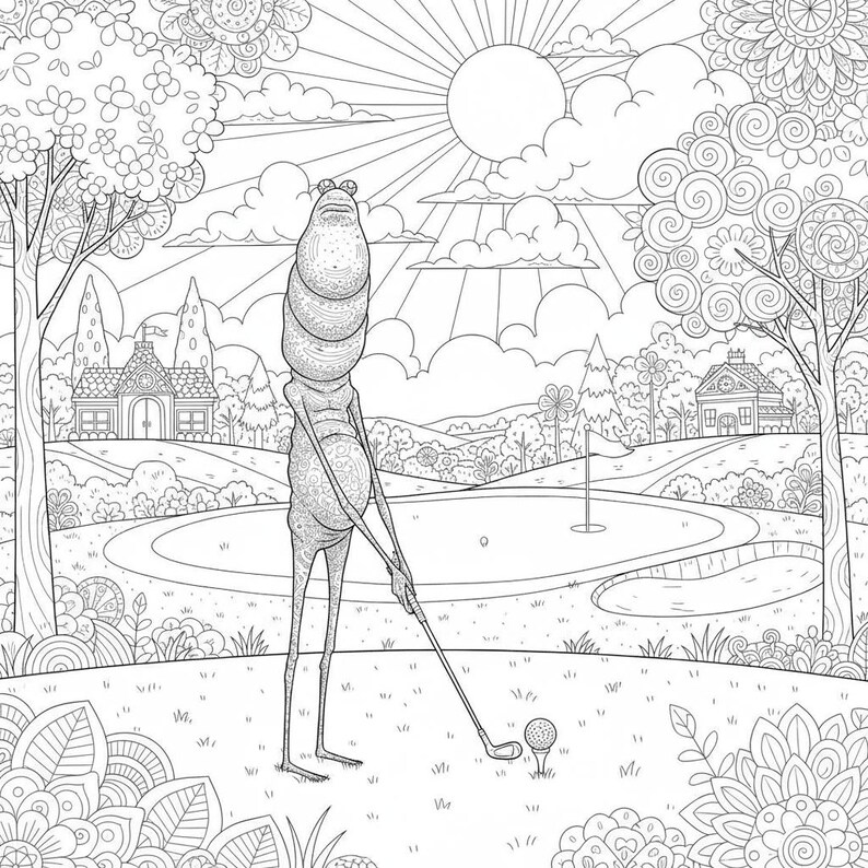 Marcus the Worm VR Chat, 13 Digital Colouring Pages, Printable Coloring ...
