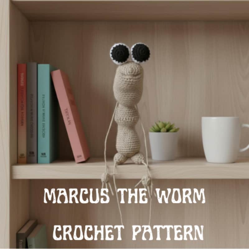 Marcus the Worm Crochet Pattern - Etsy