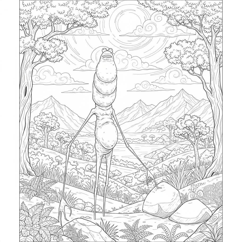 Marcus the Worm VR Chat, 13 Digital Colouring Pages, Printable Coloring ...
