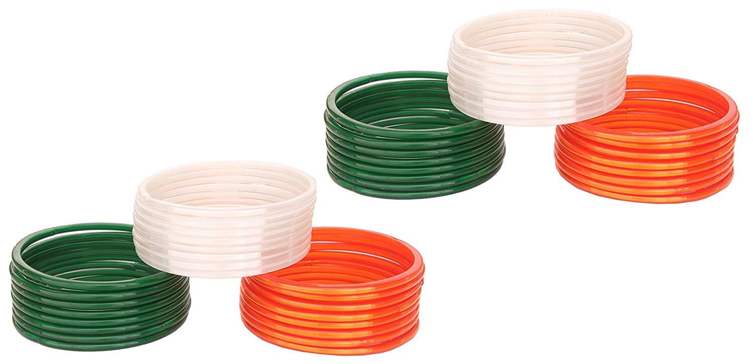24 Pieces Good Quality Beautiful Multi Color Simple Indian Glass Bangle ...