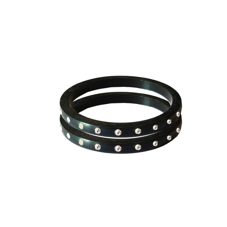 Multi Design Plastic Bangleblack & White Beads or Golden - Etsy