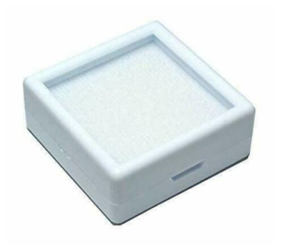 Top Glass Gemstone Gem Display Box Storage Tool Coin Jar US - Etsy