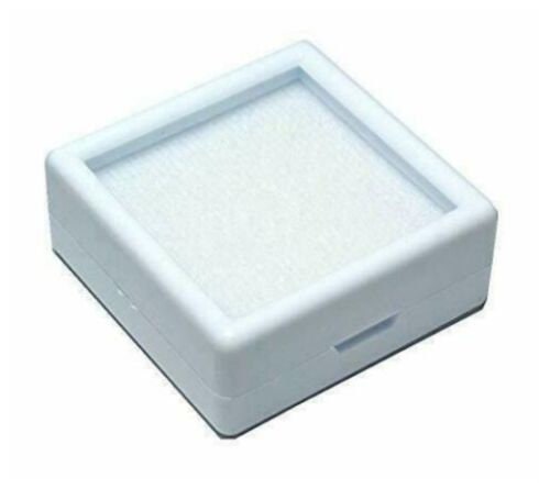 Top Glass Gemstone Gem Display Box Storage Tool Coin Jar US - Etsy