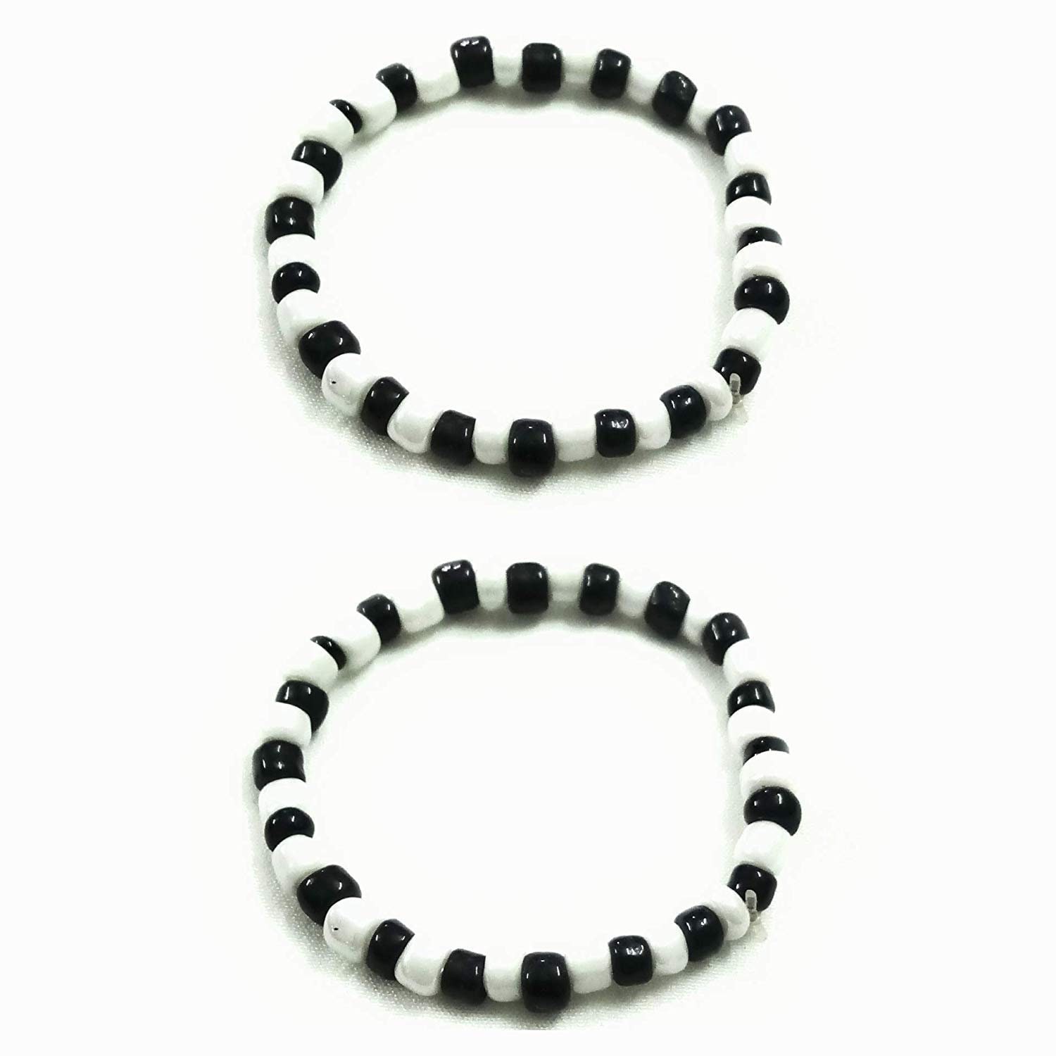 Multi Design Plastic Bangle,black & White Beads or Golden ,silver ...