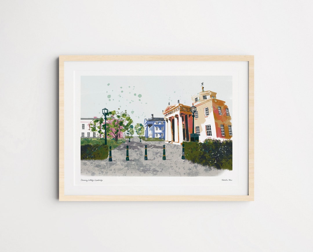 Downing College, University of Cambridge Art Print - Etsy