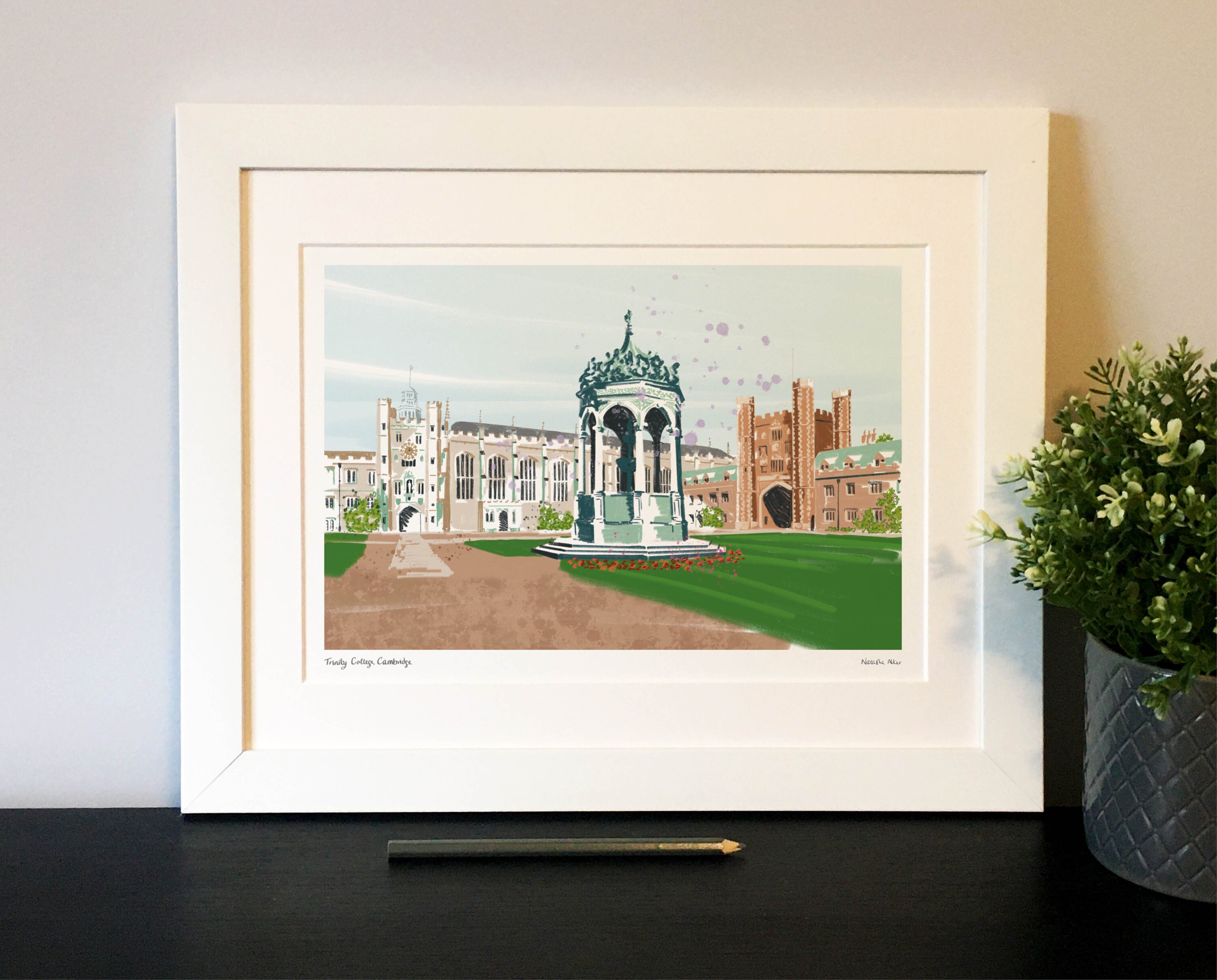 Trinity College, University of Cambridge, Art Print - Etsy
