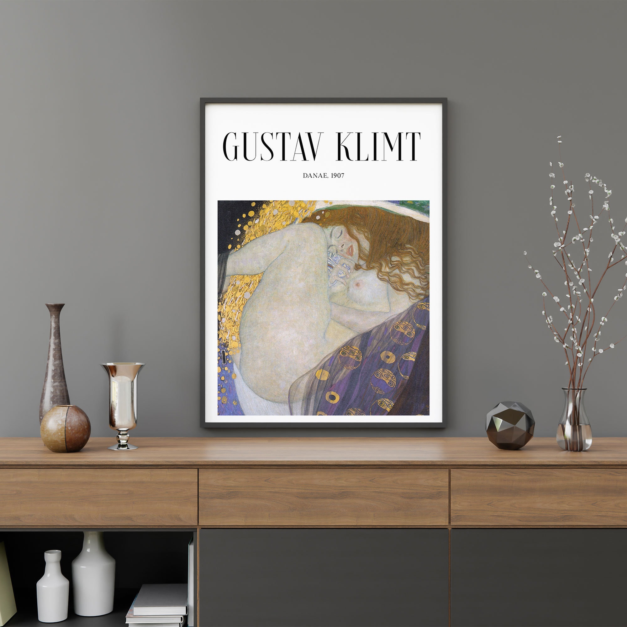Gustav Klimt Danae Druckbare Wandkunst Digitaler Download Kunst ...