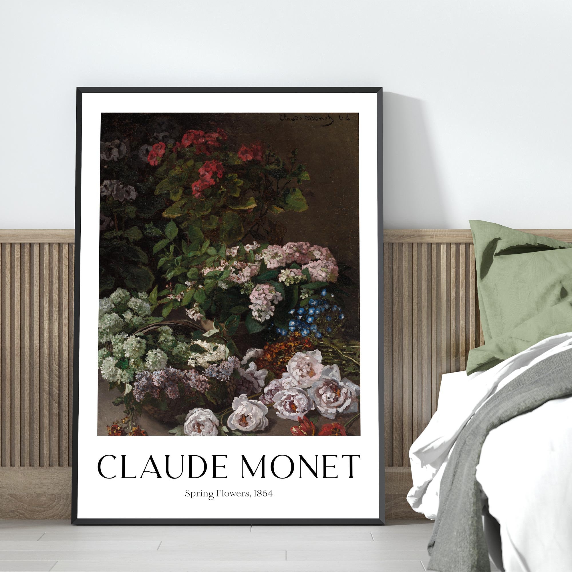 Claude Monet - Spring Flowers | Printable Wall Art | Digital Download ...