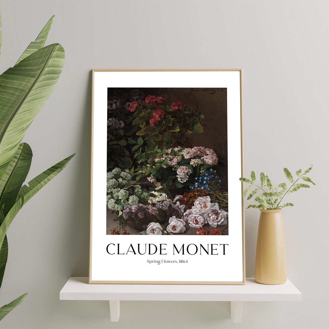 Claude Monet - Spring Flowers | Printable Wall Art | Digital Download ...
