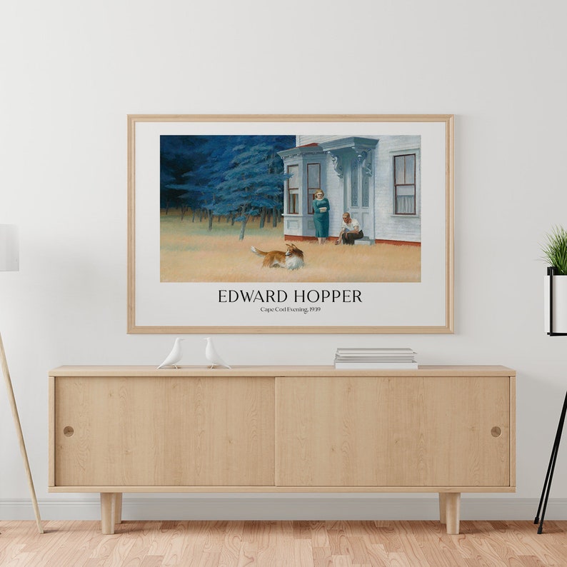 Edward Hopper Cape Cod Evening Printable Wall Art - Etsy