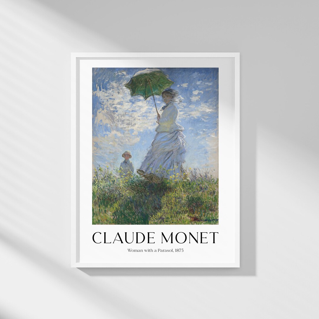 Claude Monet - Woman With a Parasol | Printable Wall Art | Digital ...