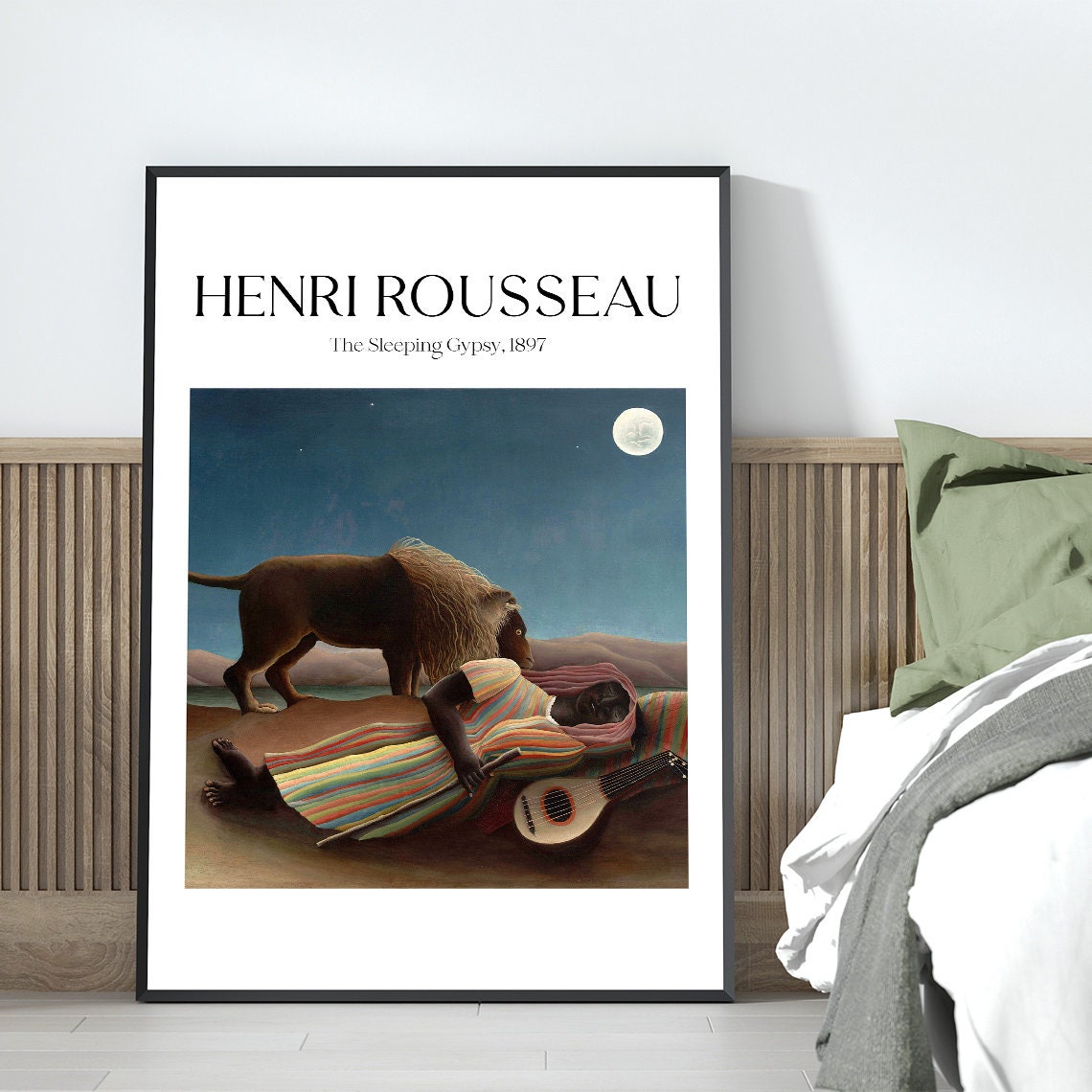 Henri Rousseau the Sleeping Gypsy Printable Wall Art Digital Download ...