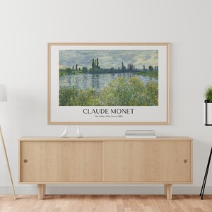 Claude Monet - Banks of the Seine | Printable Wall Art | Digital ...