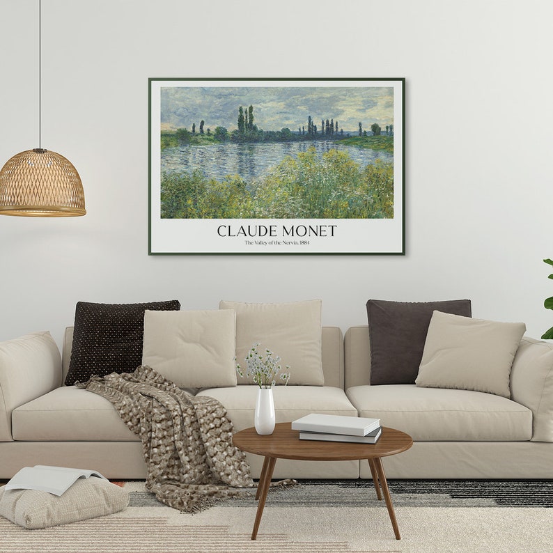 Claude Monet - Banks of the Seine | Printable Wall Art | Digital ...
