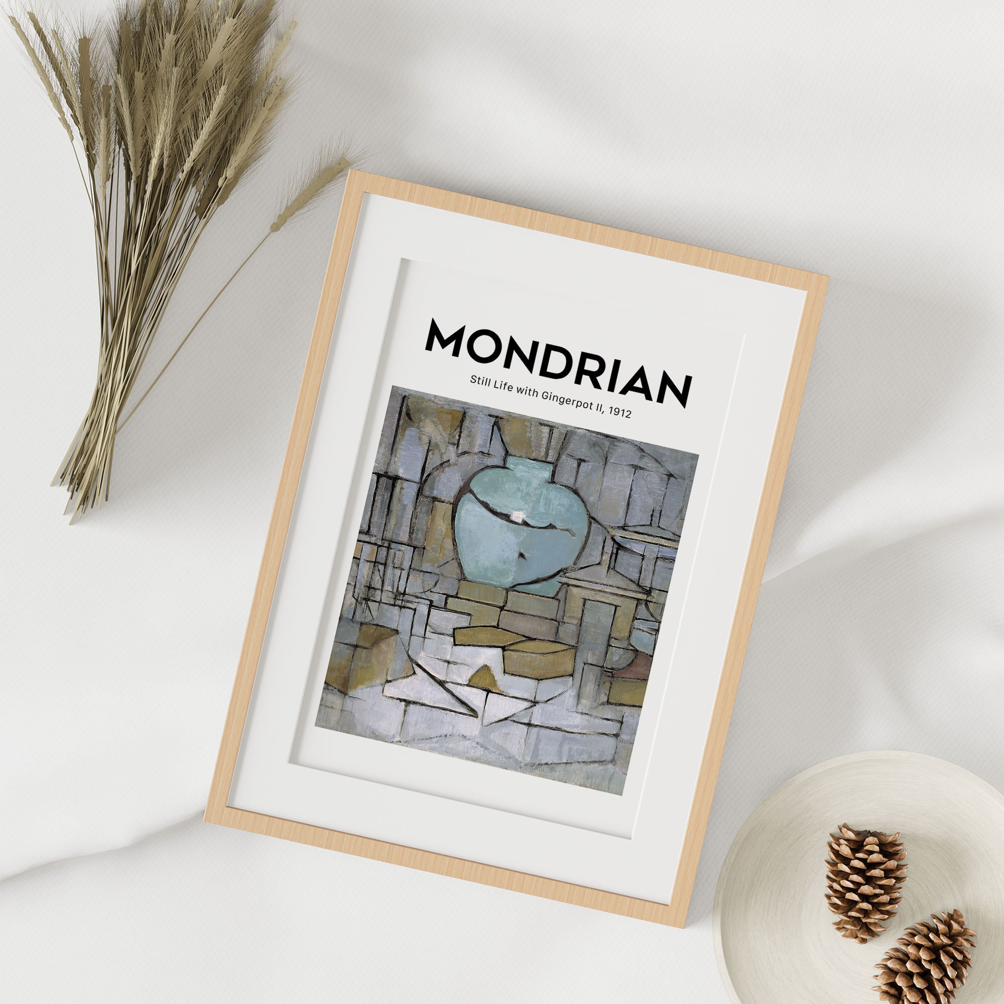Mondrian Still Life With Gingerpot II Printable Wall Art Digital ...