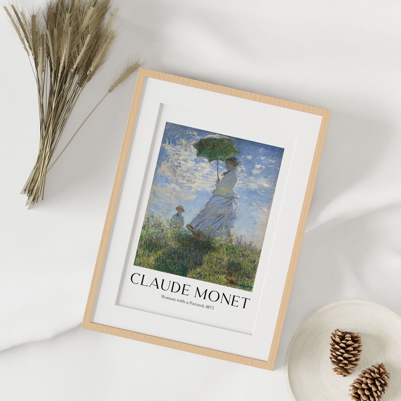 Claude Monet - Woman With a Parasol | Printable Wall Art | Digital ...