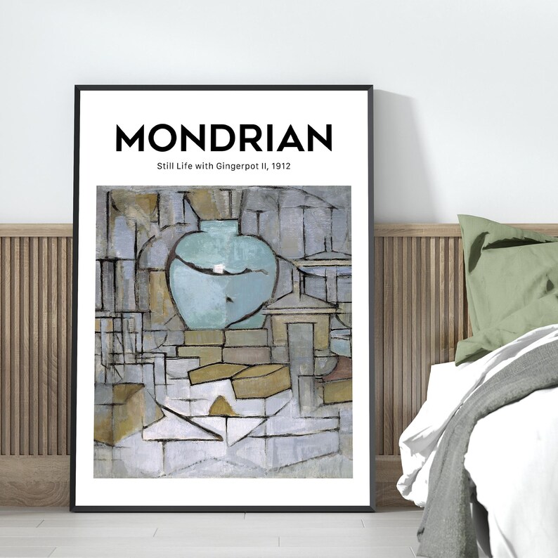 Mondrian Still Life With Gingerpot II Printable Wall Art - Etsy Australia