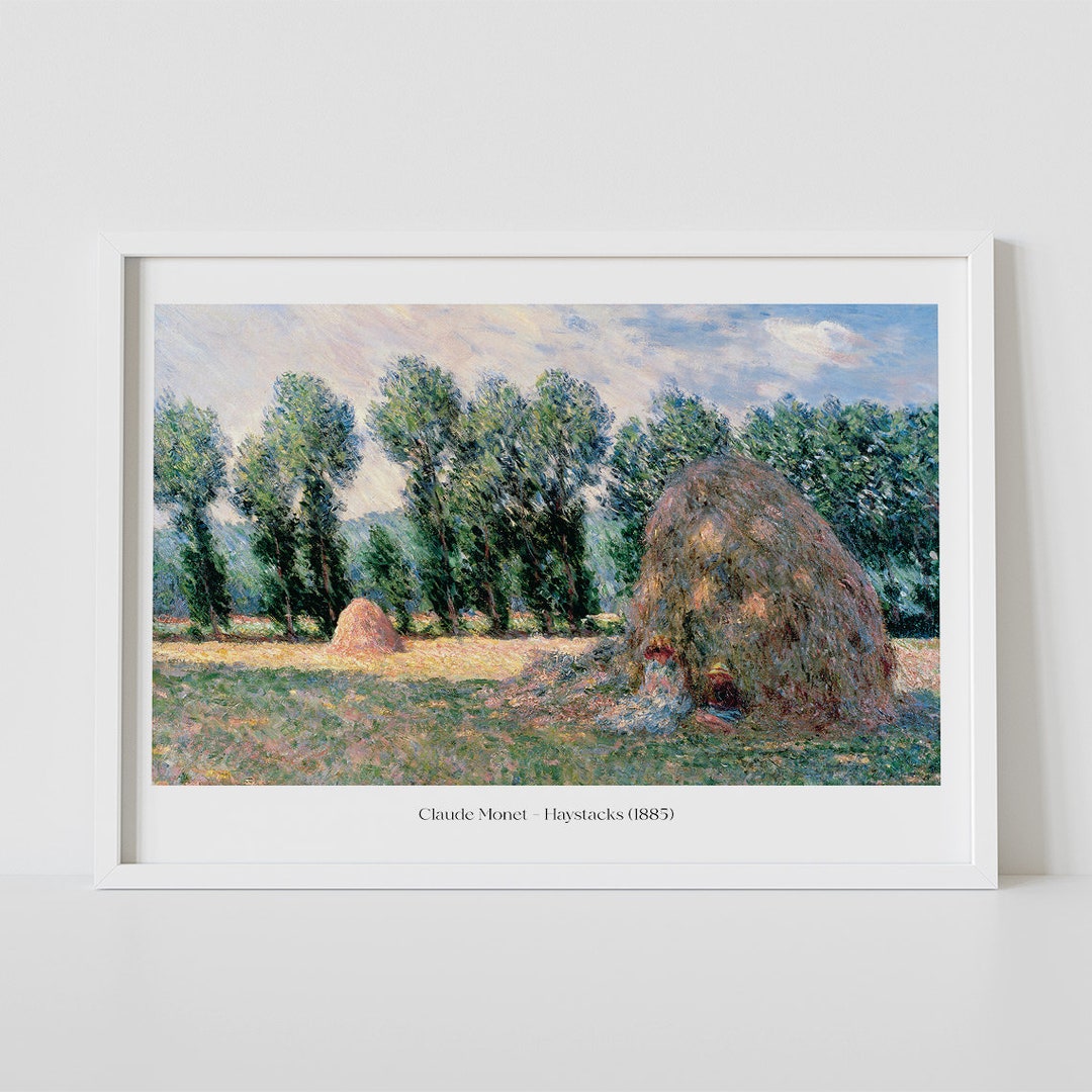 Claude Monet - Haystacks | Printable Wall Art | Digital Download ...