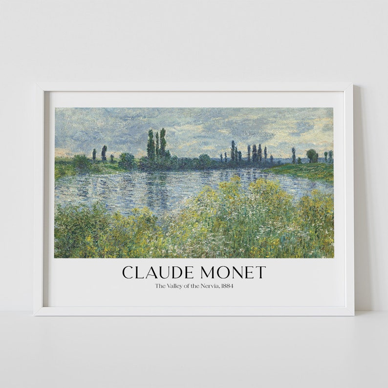 Claude Monet - Banks of the Seine | Printable Wall Art | Digital ...
