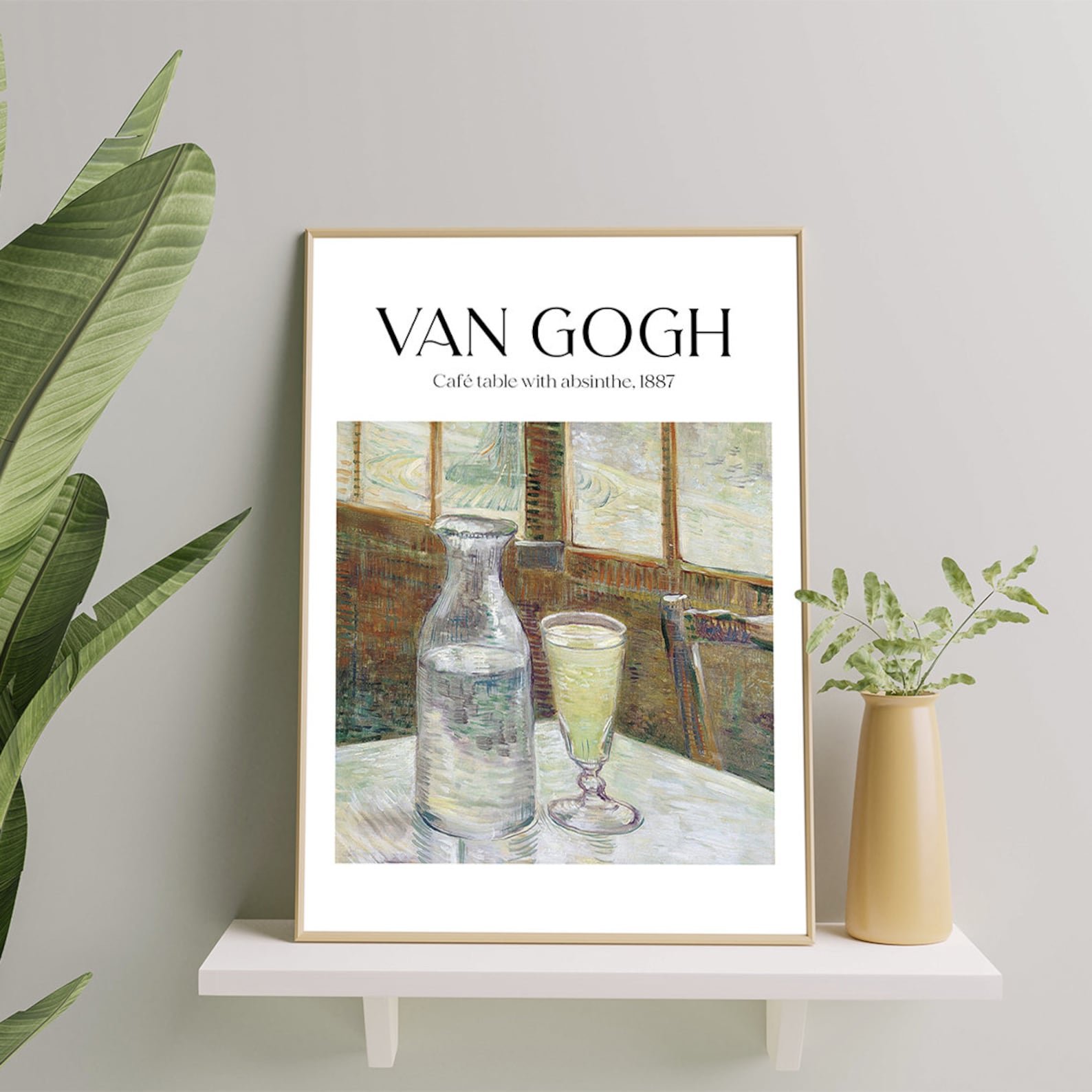 Van Gogh Cafe Table With Absinthe Digital Download Impressionist Artist ...