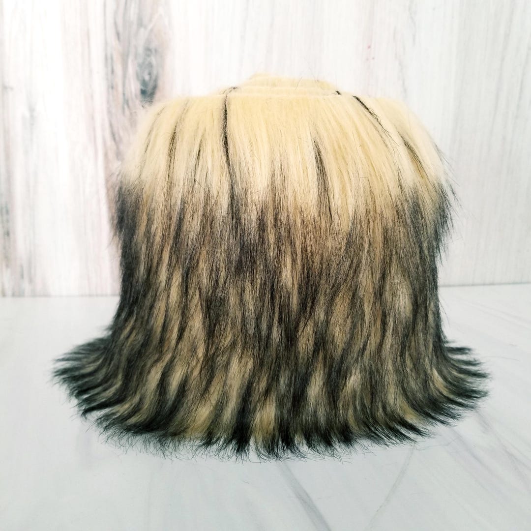 Alaskan Husky Tan and Black Luxury Faux Fur Trim - Faux Fur Fabric ...